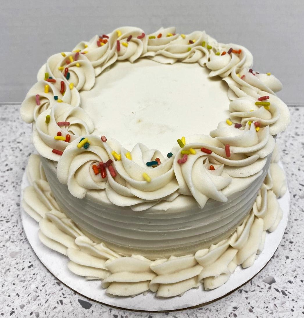 Buy Vegan Vanilla Cake - 6 to 8 Servings Online | Starseed Bakery